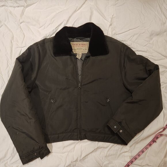 Abercrombie & Fitch | Jackets & Coats | Abercrombie Fitch Company Bomber Jacket Medium Khaki ...
